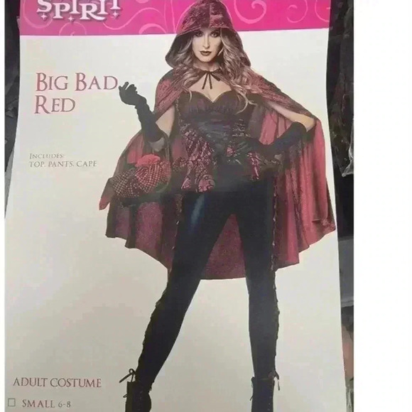 Spirit | Dresses | Big Bad Red Costume | Poshmark